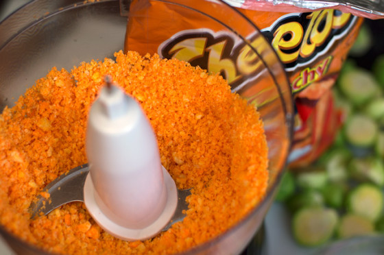 Cheetos Coated Brussels Sprouts - Cooking Divine